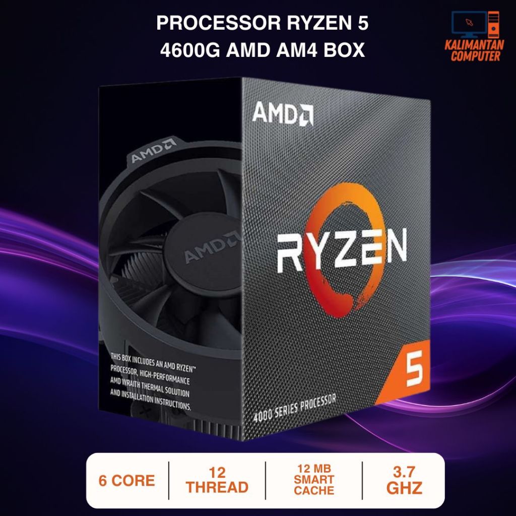 Jual Processor AMD Ryzen 5 4600G AMD AM4 BOX | Shopee Indonesia
