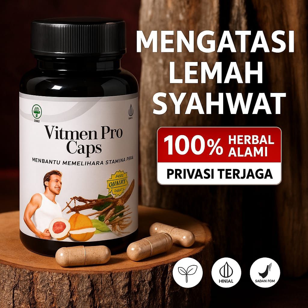 Jual KEMASAN BARU VITMEN PRO ORIGINAL / VIT MEN PRO ORIGINAL / MENJAGA ...