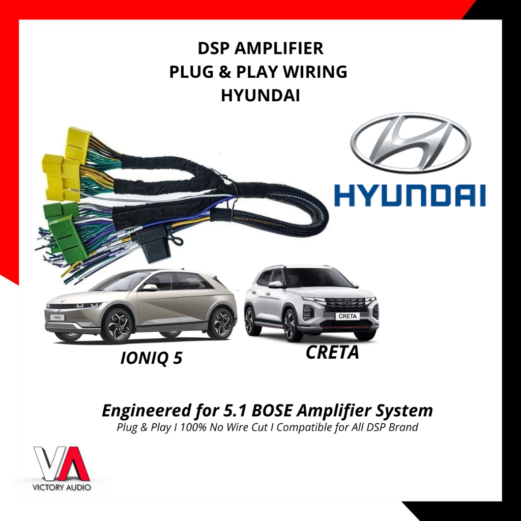 Jual Soket Kabel PNP Processor DSP Amplifier BOSE Hyundai CRETA BOSE ...