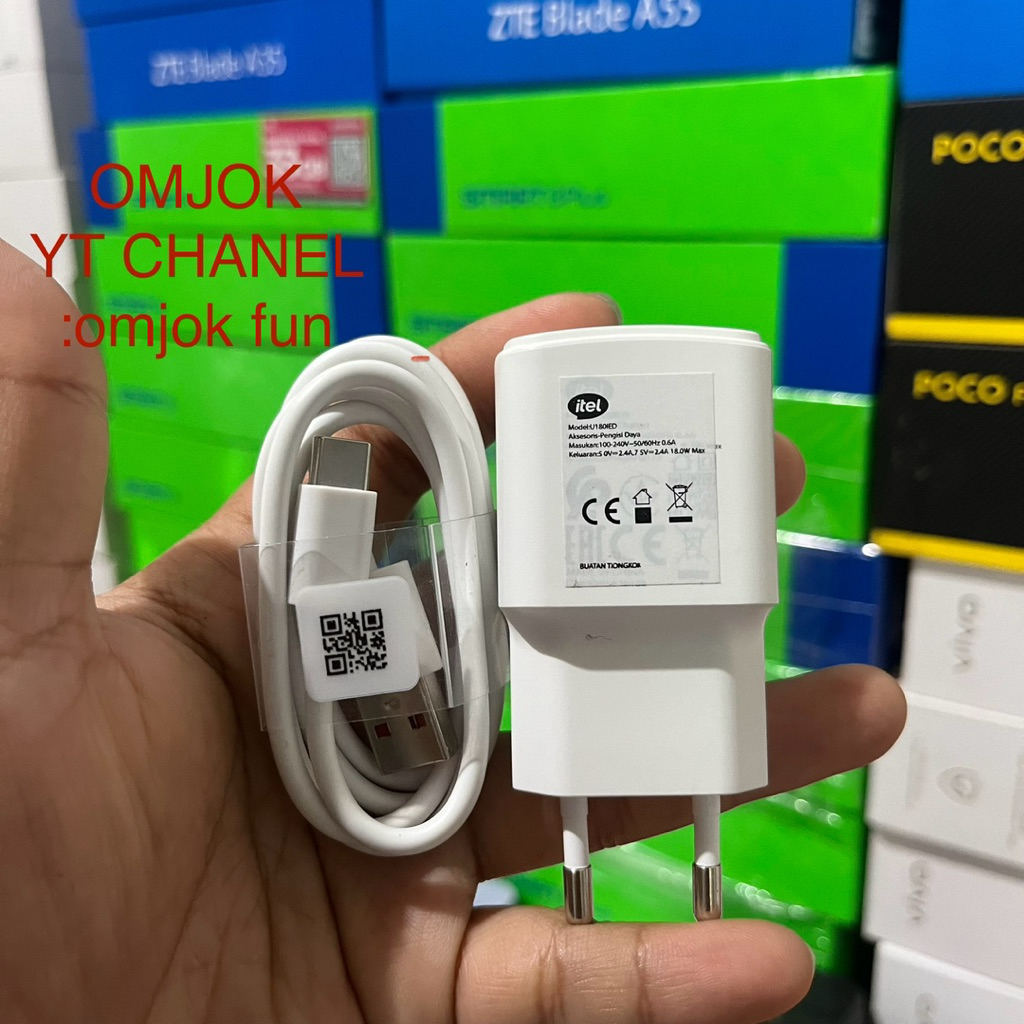 Jual Charger Itel 18W original Copotan | Shopee Indonesia