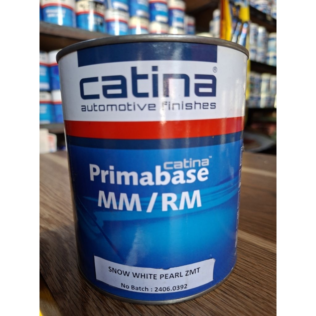 Jual cat PU CATINA SNOW WHITE PEARL ZMT warna original mobil SUZUKI 1L ...