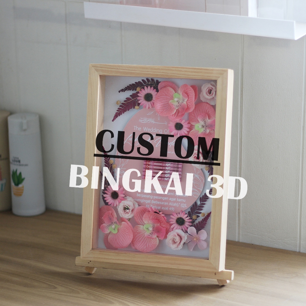 Jual Bingkai 3D POP UP Ukuran Custom Model untuk Jam | Shopee Indonesia