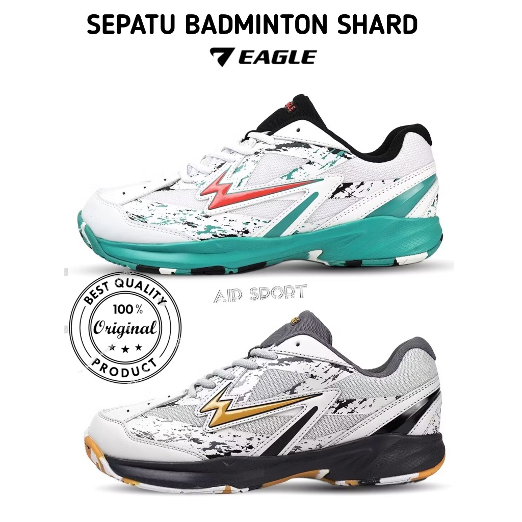 Jual Sepatu Badminton Eagle SHARD Original - Badminton Shoes | Shopee Indonesia