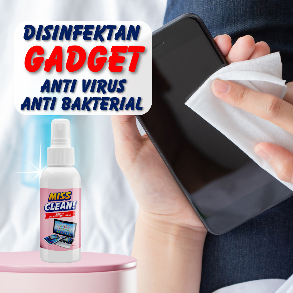 Jual MISS CLEAN Disinfektan Gadget Anti Virus & Bakteri | Shopee Indonesia