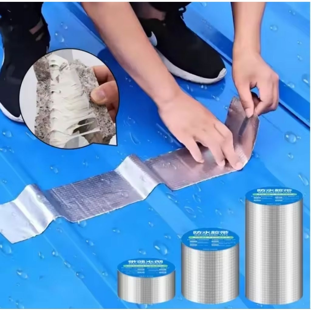 Jual Selotip Lakban aluminium Foil, Tape Perekat multi-ukuran Super ...