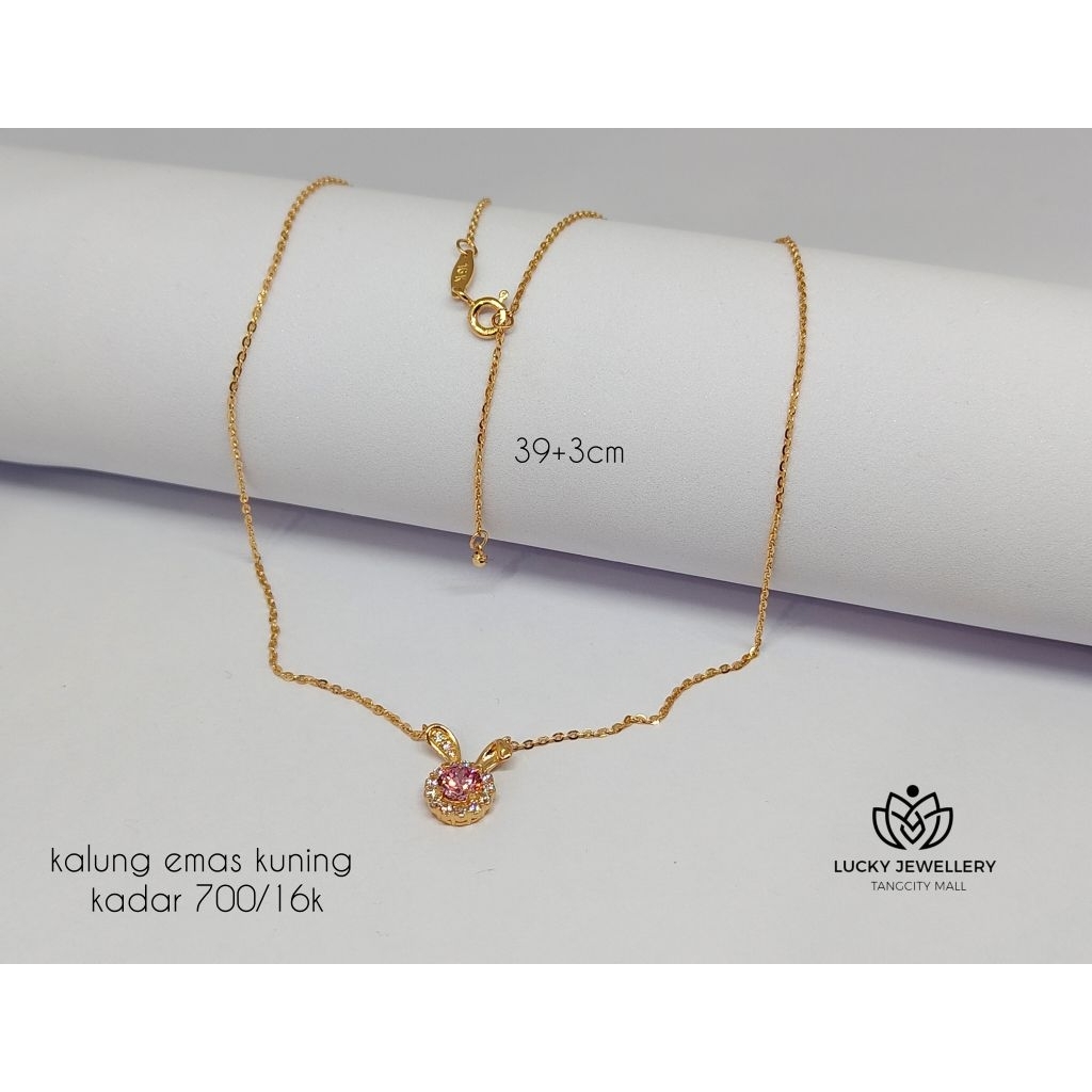 Jual kalung koye bunny emas kuning kadar 16k 2.72gr | Shopee Indonesia