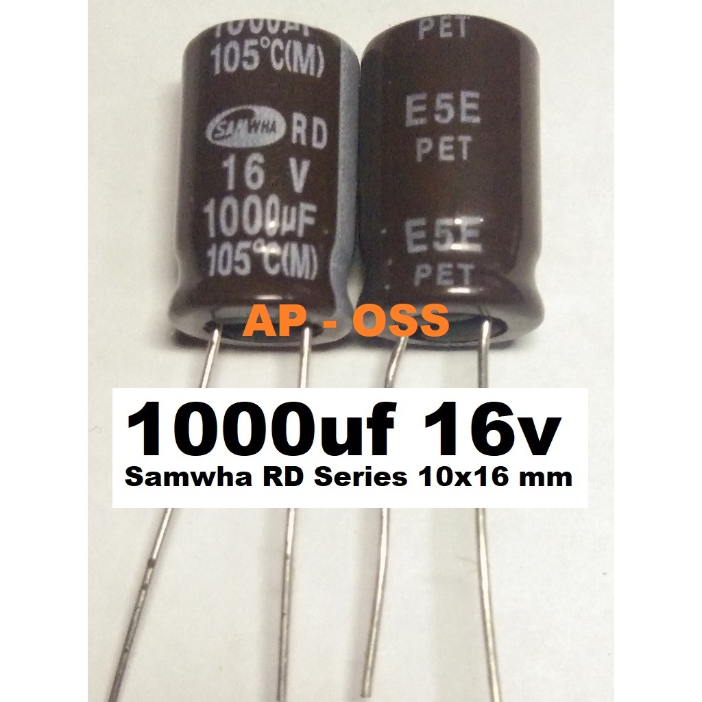 Jual Elco 1000uF 16V 25v 35v 50v Samwha RD MK Samyoung NXB Series High ...