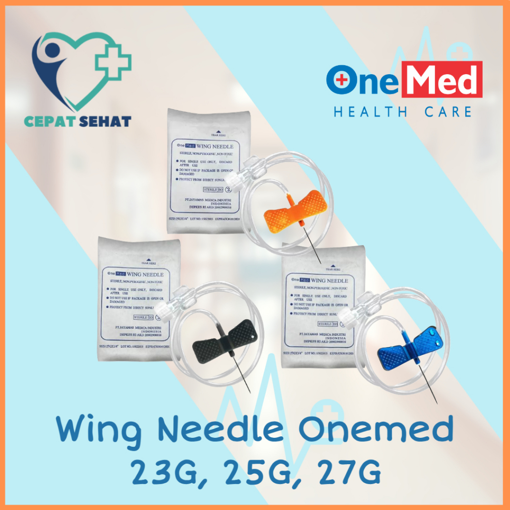 Jual Wing needle Onemed 23G 25G 27G harga per pcs | Shopee Indonesia