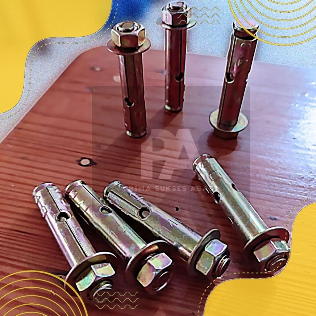 Jual [Ekonomis] Dynabolt | Dynabolt kuning M 10x50 | Dinabol ...