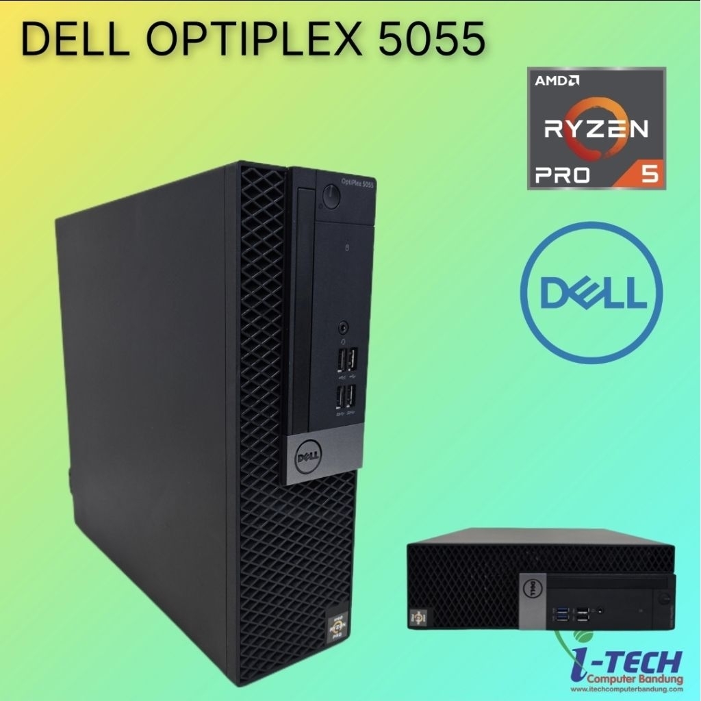 Jual CPU DEXTOP DELL OPTIPLEX 5055 SFF REYZEN 5 PRO RAM 8GB HDD 500GB ...