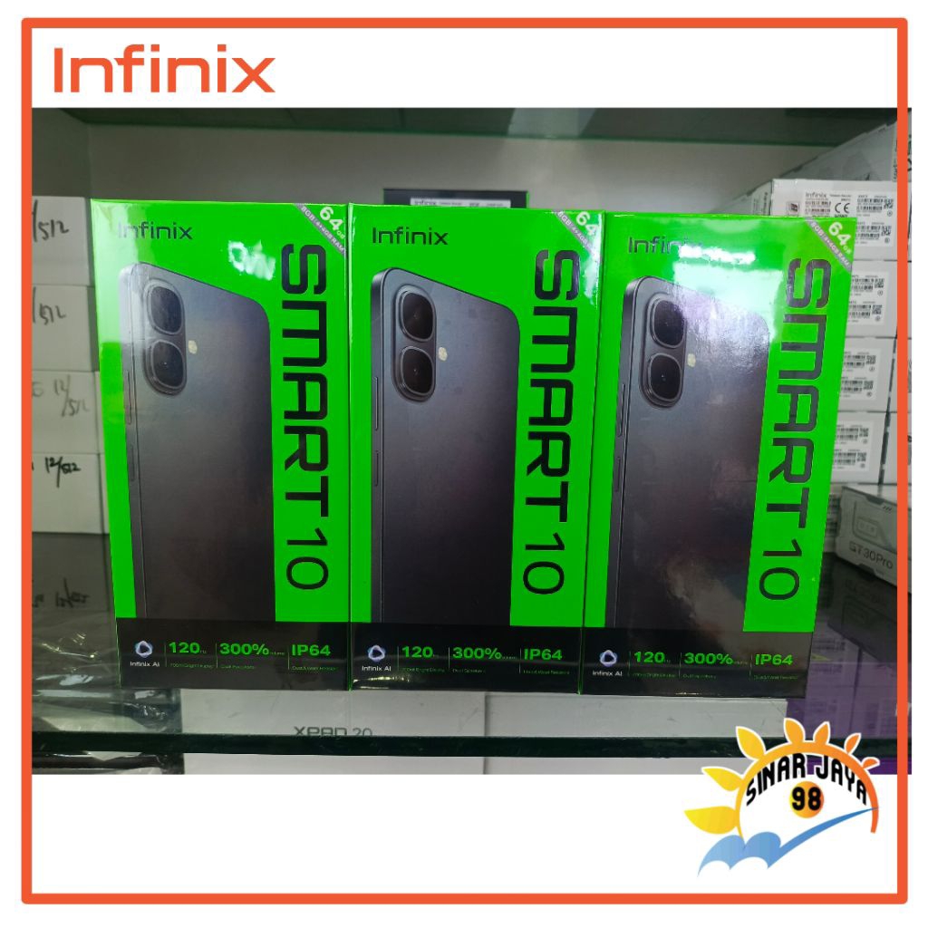 Jual INFINIX SMART 10 4+4/128 & 4/64 NEW 2025 GARANSI RESMI INFINIX NO ...