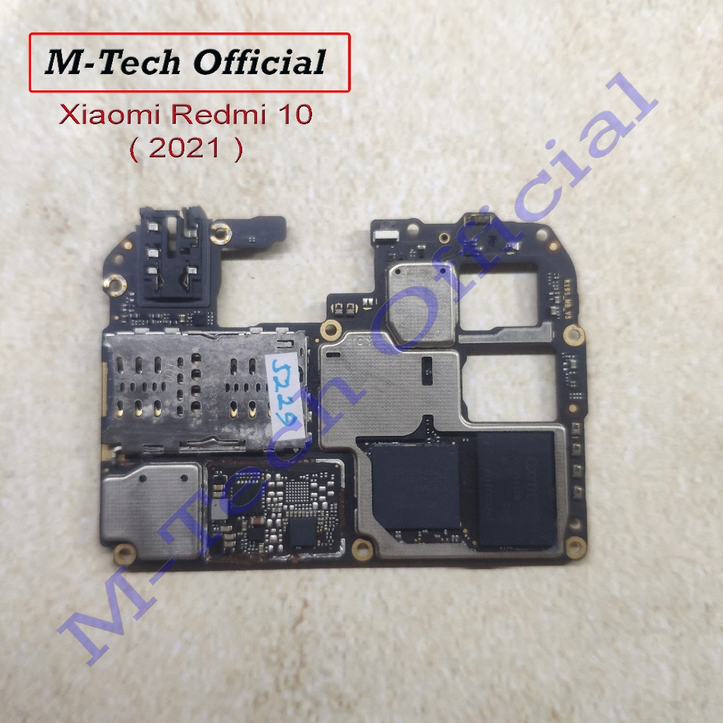 Jual [5229] PCB Mesin Xiaomi Redmi 10 4/64 Gb minus mati / matot ...