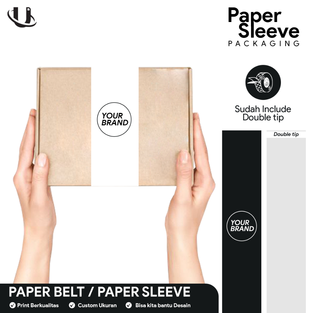 Jual Paper Belt, Paper Sleeve, Paper Packaging CUSTOM | Shopee Indonesia