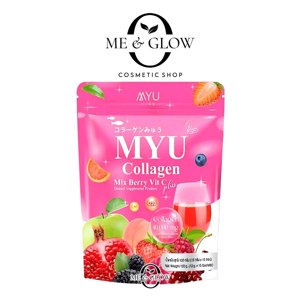 Jual MYU COLLAGEN MIX BERRY VIT C PLUS 10 sachet - KOLAGEN BUBUK SASET ...