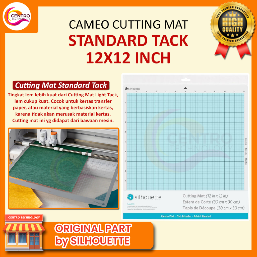 Jual Cutting Mat Silhouette Cameo 12x12 inch (30x30 CM) & 12x24 inch ...