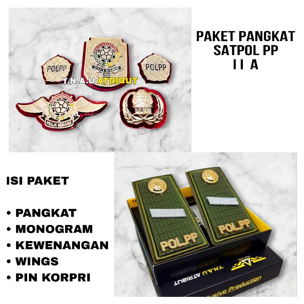 Jual PAKET PANGKAT SATPOL PP/PAKET PANGKAT POL PP 1A/1B/1C/1D/2A/2B/2C ...