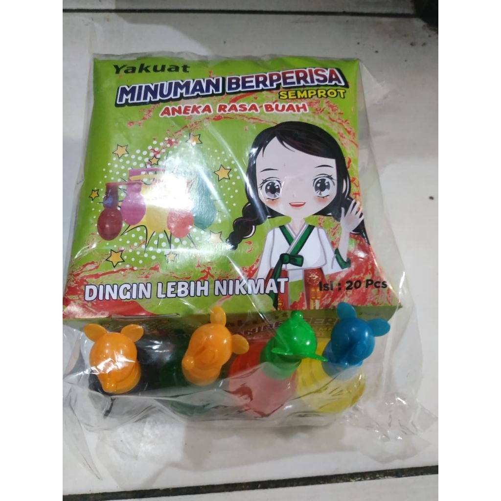 Jual Permen Cemilan Snack Sirup Semprot Granat Bom Aneka Rasa Buah ...