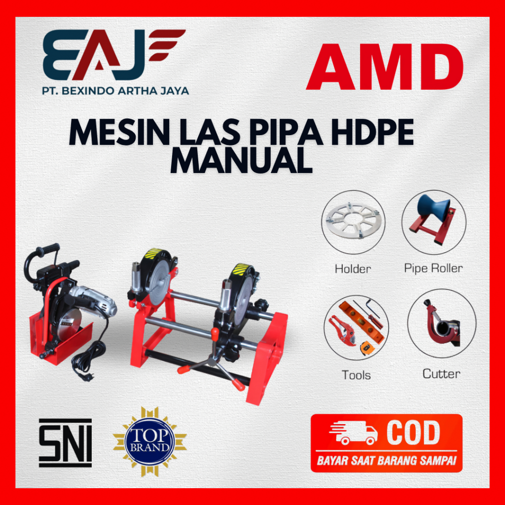 Jual Mesin Las Pipa Hdpe Manual | Mesin Penyambung Pemanas Pipa ...