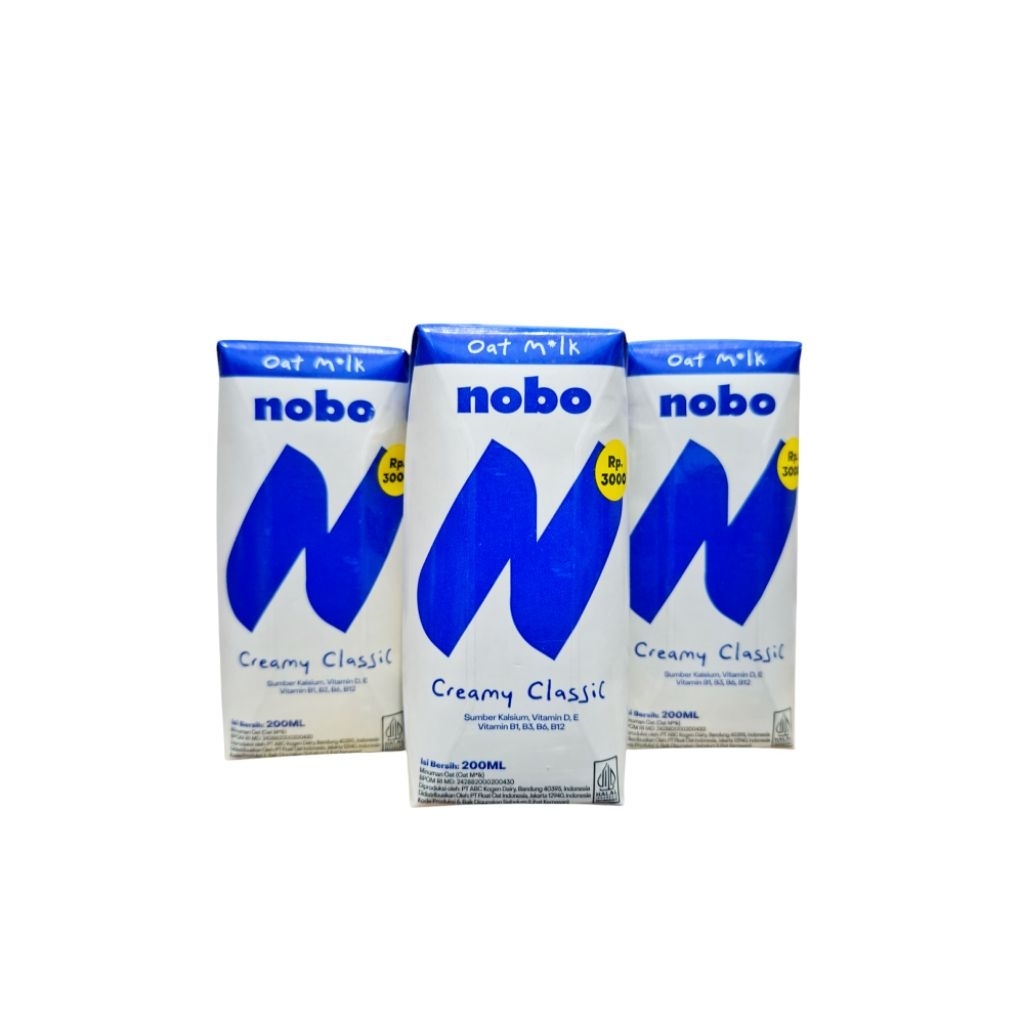 Jual Susu Nobo Oat Milk Creamy Classic / susu viral | Shopee Indonesia