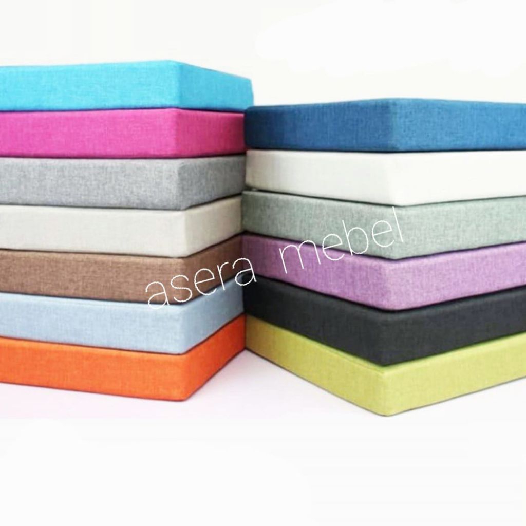 Jual alas/bantal duduk lesehan kotak sofa/kursi bahan kain katun kagawa ...