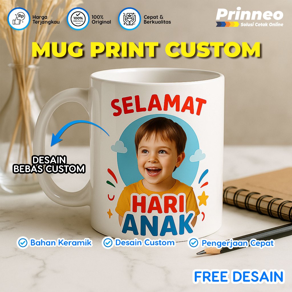 Jual CETAK MUG CUSTOM, MUG CUSTOM KADO, SOUVENIR, HADIAH GIFT CUSTOM ...