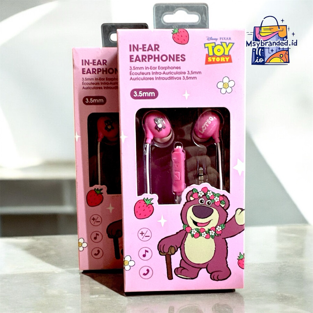 Jual MINISO DISNEY PIXAR LOTSO HEADSET 3.5mm 120cm HEADSET EARPHONE ...