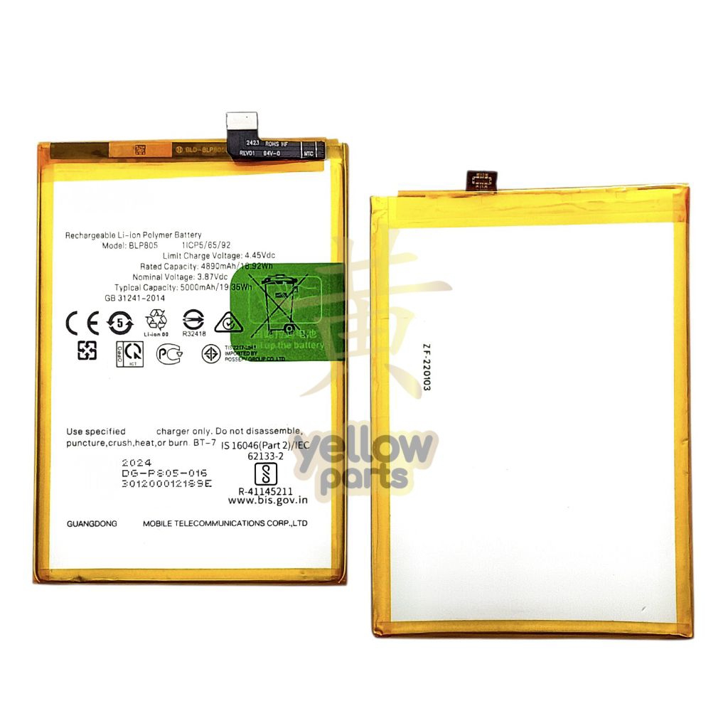 Jual BAT BATTERY BATERAI BATRE OPPO BLP805 A53 A73 A33 2020 A54 A74 5G ...