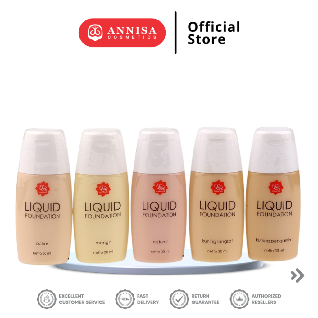 Jual Viva Liquid Foundation - Alas bedak cair yang ringan untuk semua ...