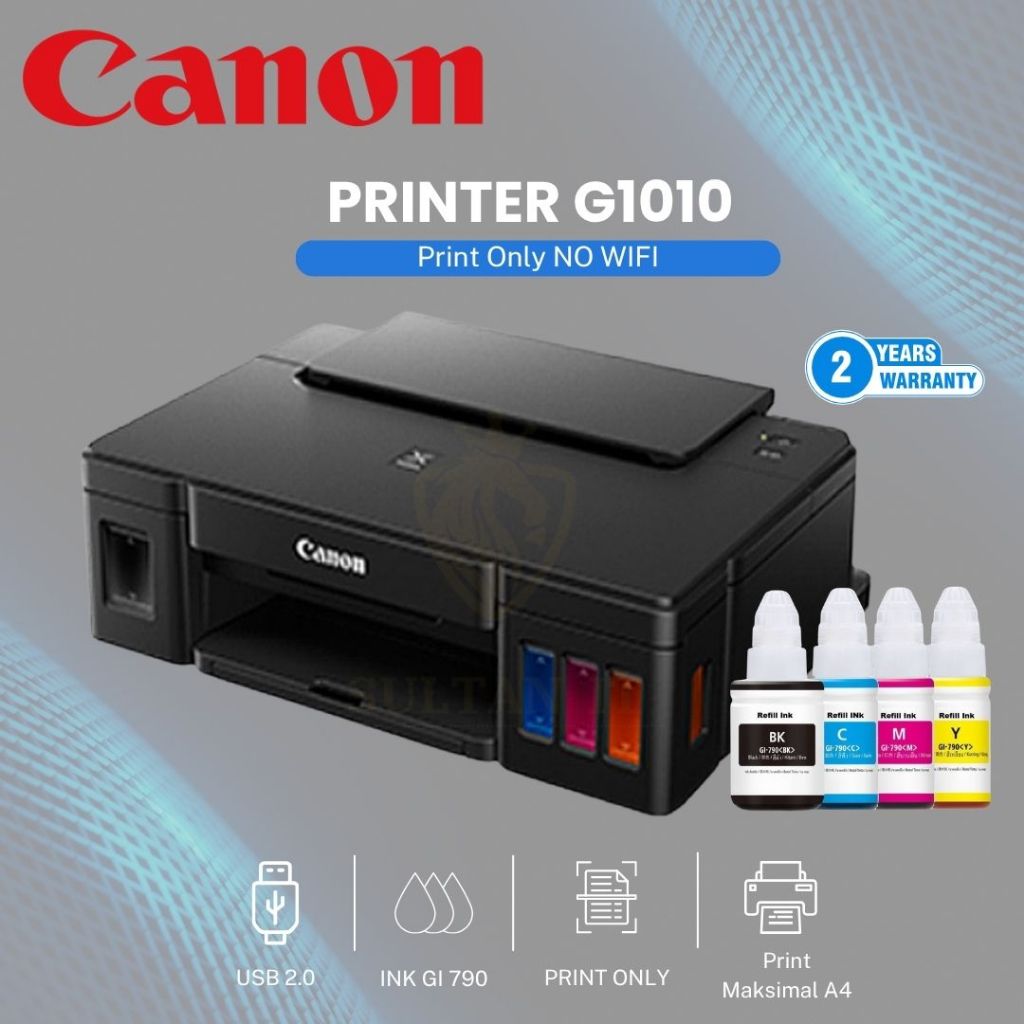 Jual Canon G1010 Printer Canon PIXMA G1010 Ink Tank System | Shopee ...