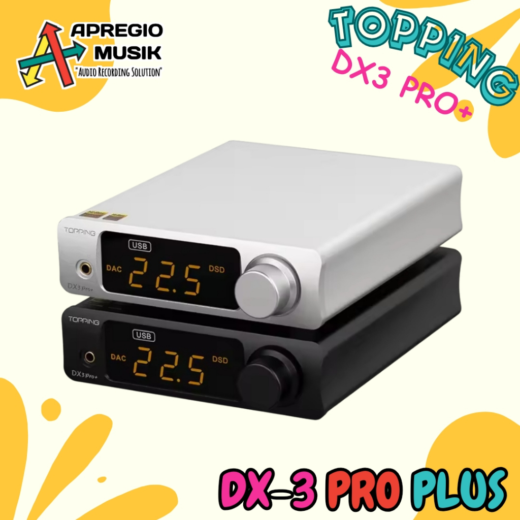 Jual TOPPING DX3 Pro + PLUS LDAC ES9038Q2M DSD512 DAC NFCA Bluetooth Headphone Amp / Pre ...