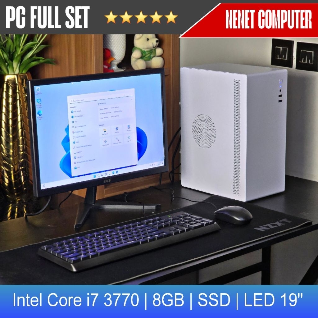 Jual FULL SET - PC Rakitan Intel Core i7 3770 | HD Graphics 4000 | 8GB | SSD | LED 19" | Shopee ...