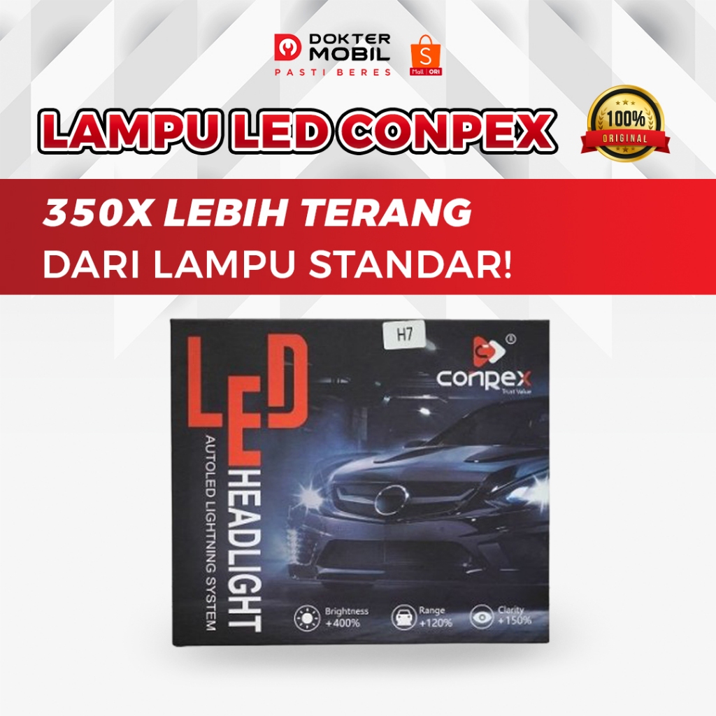 Jual Conpex Lampu LED Utama Mobil Lampu HID LED | Shopee Indonesia