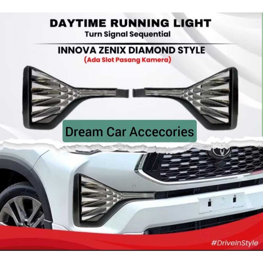 Jual LAMPU DRL INNOVA ZENIX 2022 2023 2024 2025 2026 WELCOME LIGHT SEIN ...
