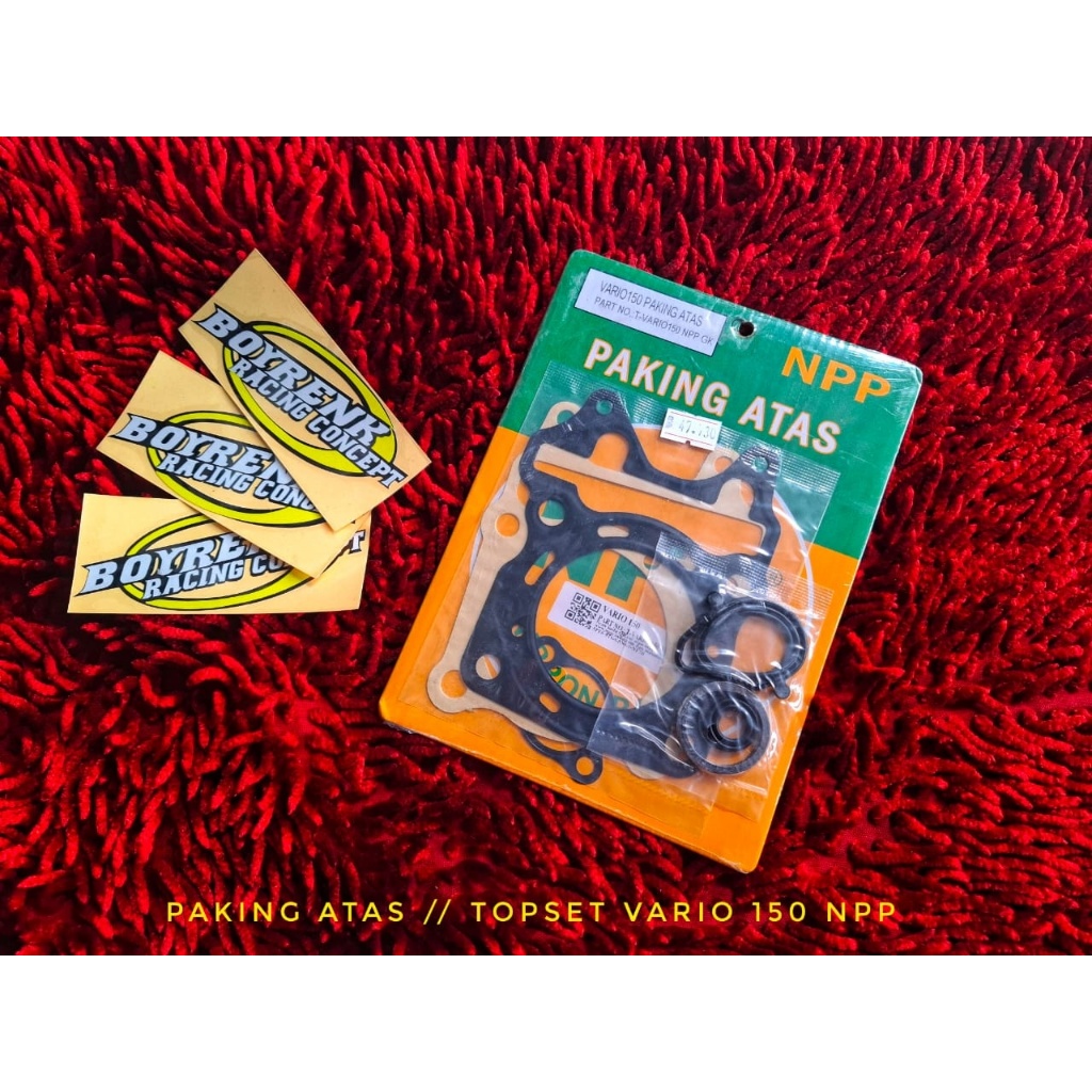 Jual Paking Gasket TOP SET TOPSET VARIO 150 LAMA NPP perpak packing- BOYRENK RACING CONCEPT ...