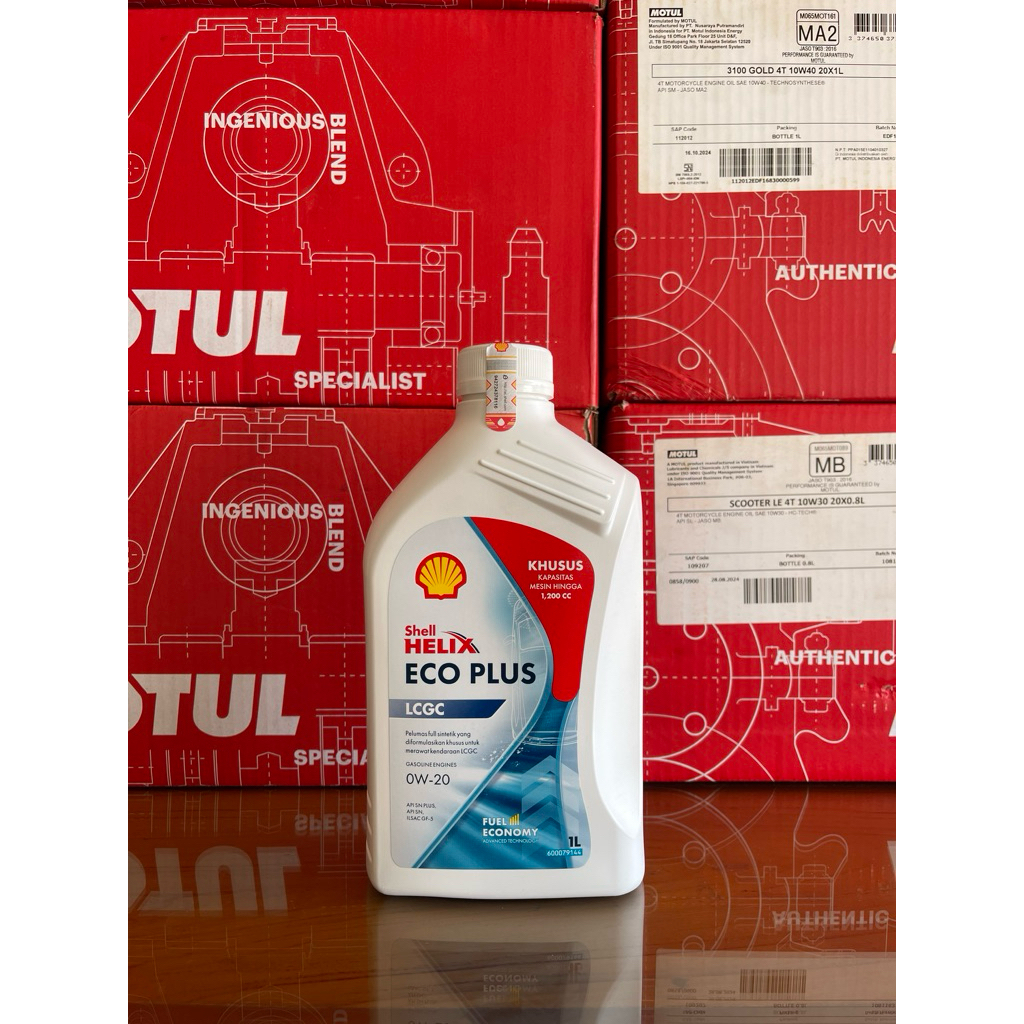 Jual Oli Mesin Shell Helix Eco Plus SAE 5W-30 & 0W-20 (1L) Ori Garansi ...