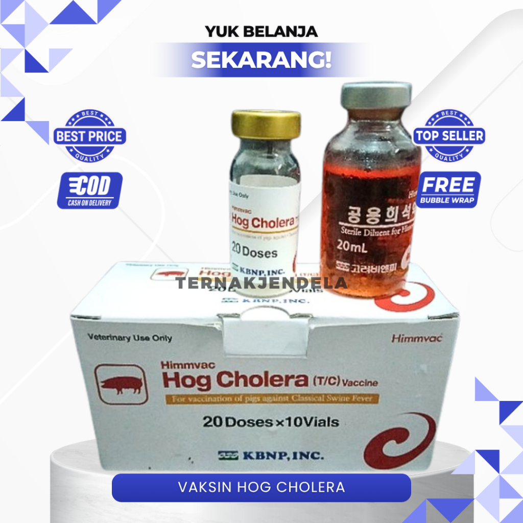 Jual VAKSIN HOG CHOLERA (CSF) - Untuk Babi 20 Dosis | Shopee Indonesia