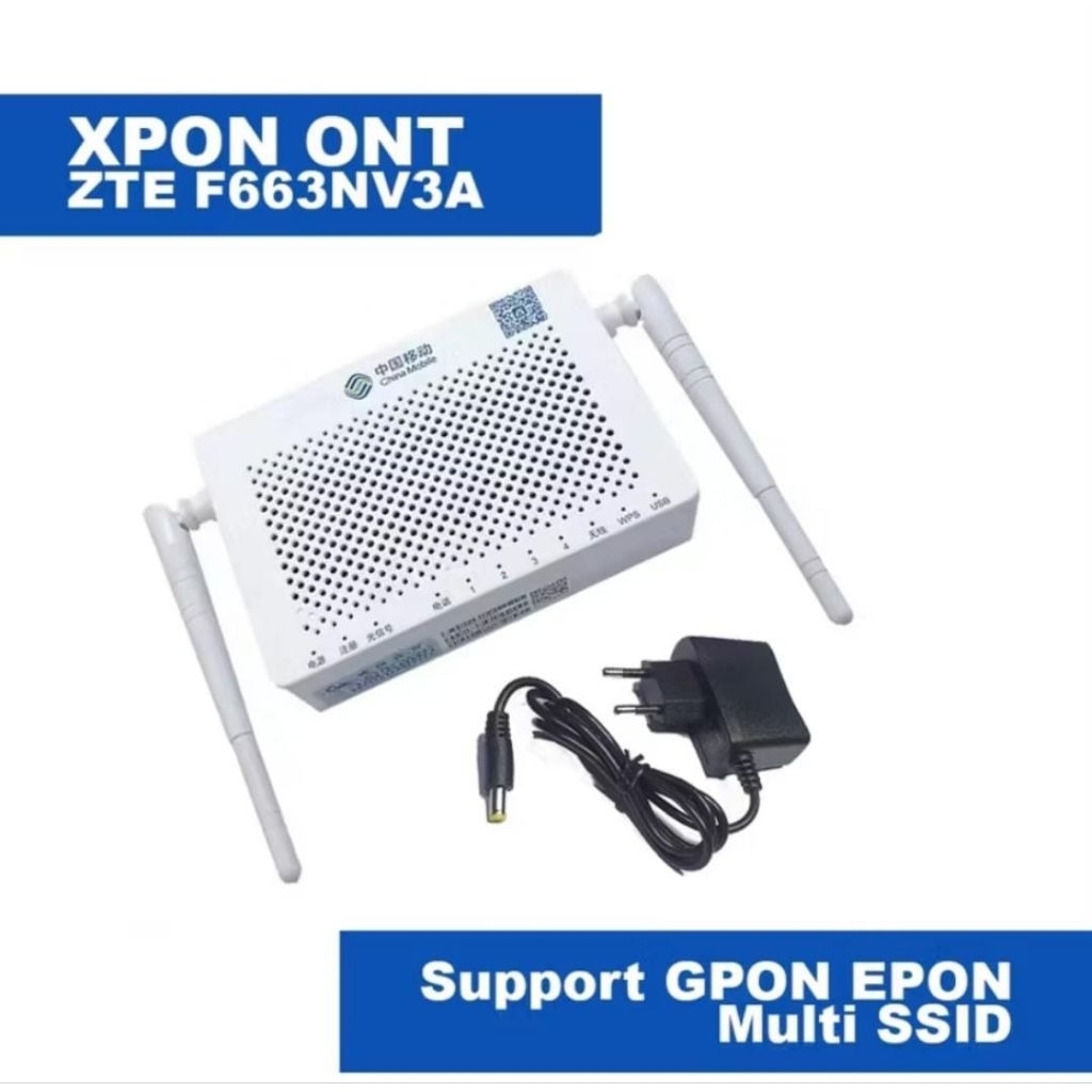 Jual XPON ONT ONU F663NV3A ZTE EPON / GPON ORIGINAL | Shopee Indonesia