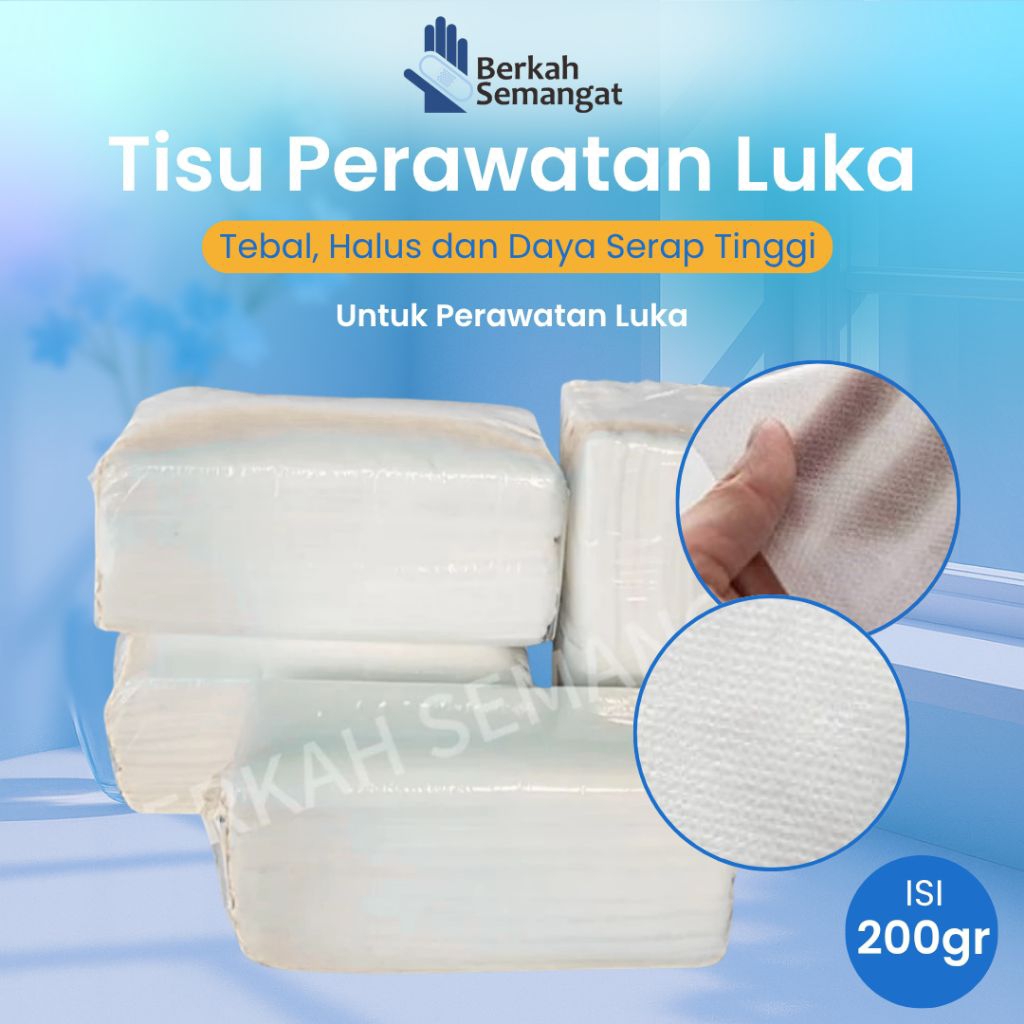 Jual Tisu Perawatan Luka / Tisu Pembersih Luka / Wound Care / Foam ...