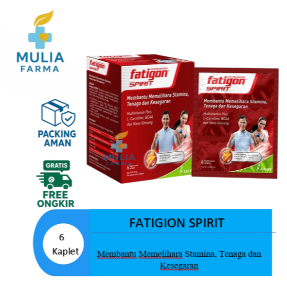 Jual Fatigon Spirit Isi 6 tablet - Multivitamin | Shopee Indonesia