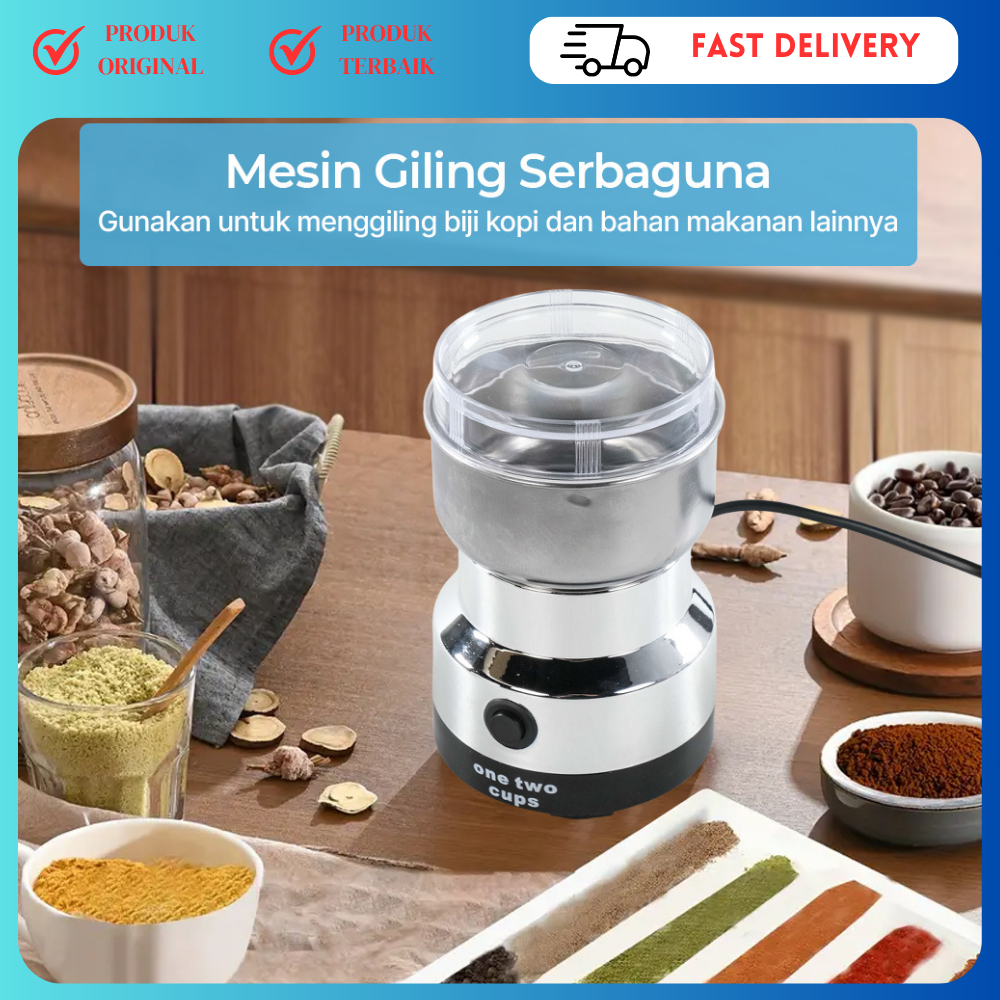 Jual Alat Penggiling Bumbu / Coffee Grinder Electric 4 Mata Pisau ...