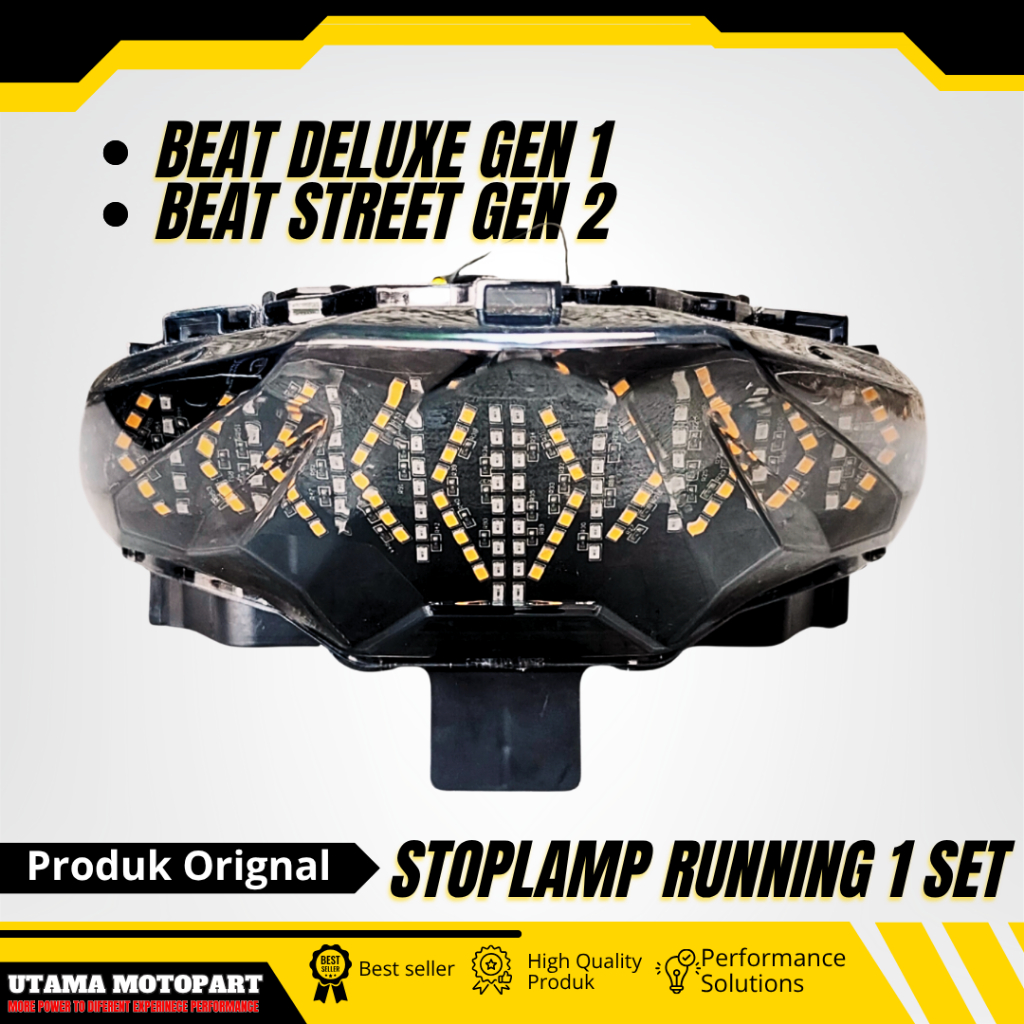 Jual Lampu Stop LAMP All Beat New Deluxe 3 IN 1 Beat DELUXE 2021 Beat ...
