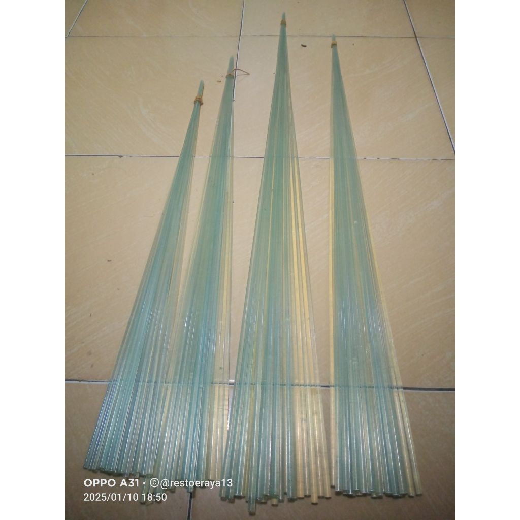 Jual Stik fiber joran pancing kaku warna bening grosir cod | Shopee ...