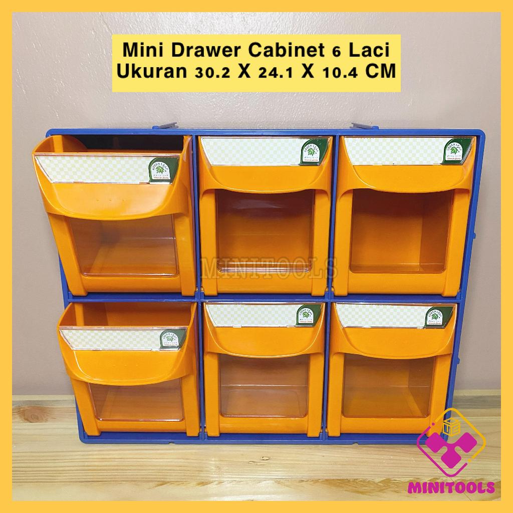 Jual Mini Drawer Cabinet 6 Laci / Rak Komponent 6 Laci / Rak Komponent ...