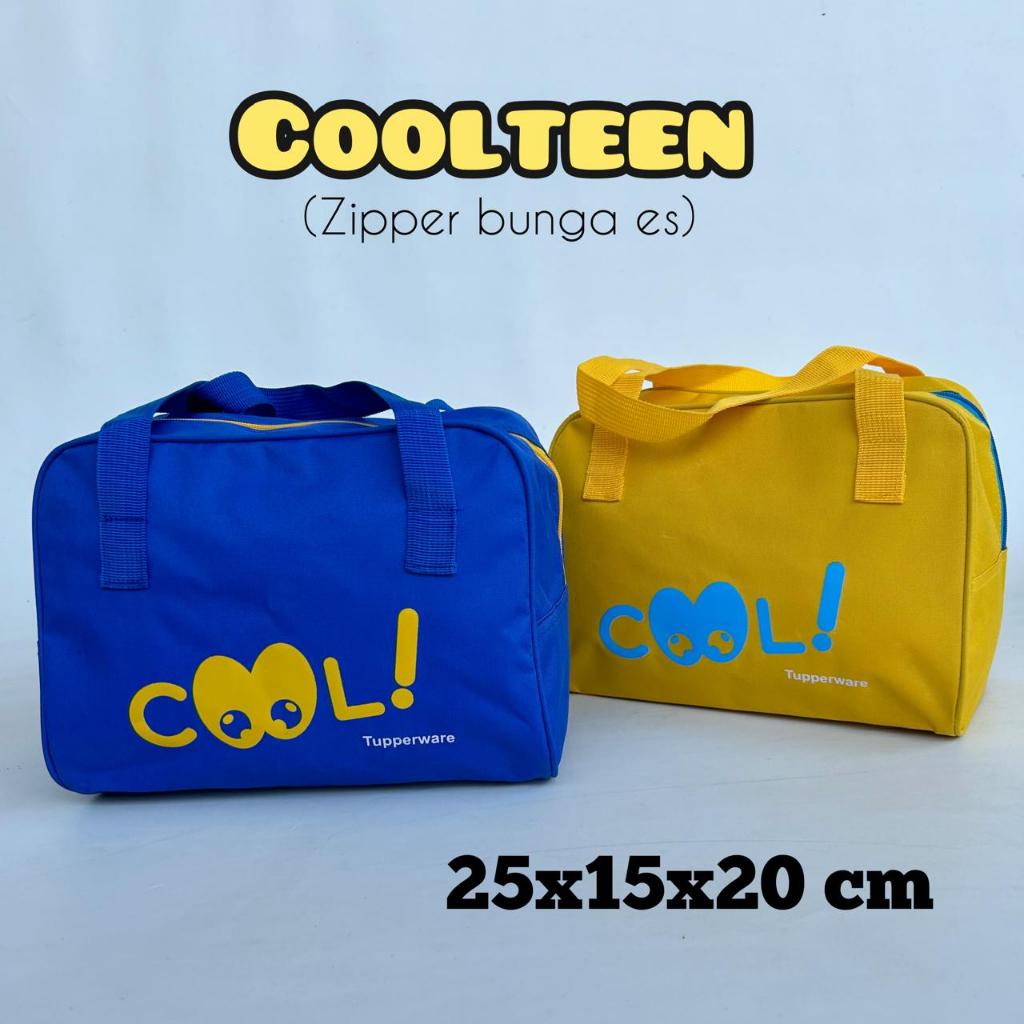 Jual Tas bekal coolteen mata Tupperware (zipper bunga es) | Shopee ...