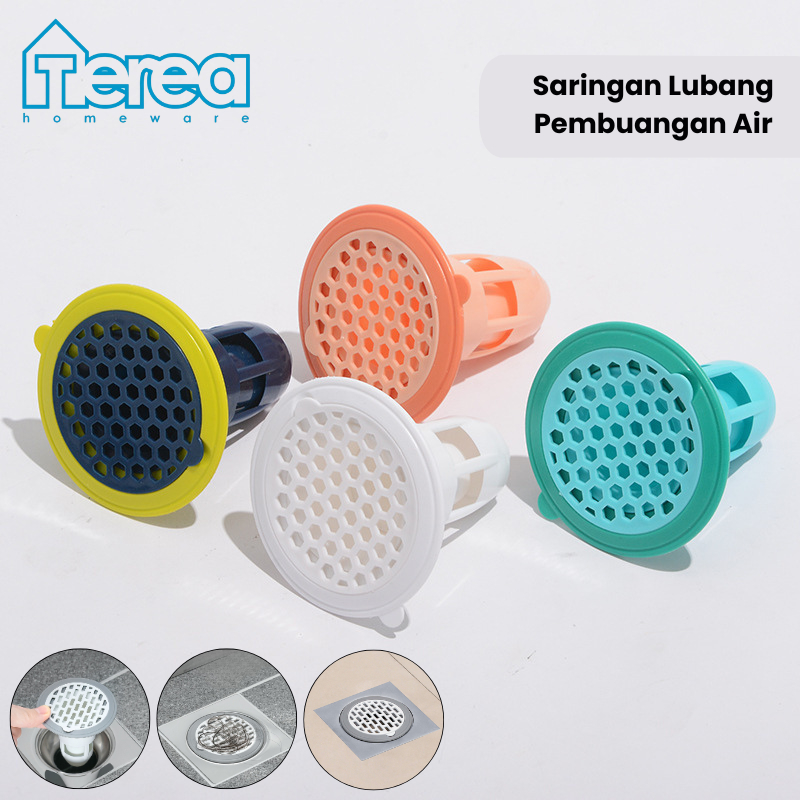 Jual TEREA Saringan Lubang Pembuangan Air Kamar Mandi Wastafel Anti Bau ...