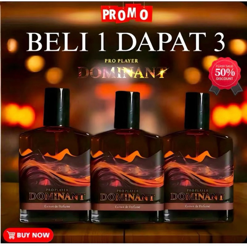 Jual Beli 1 Dapat 3 Parfum Pro Player Dominant 30ml Patfum viaral ...