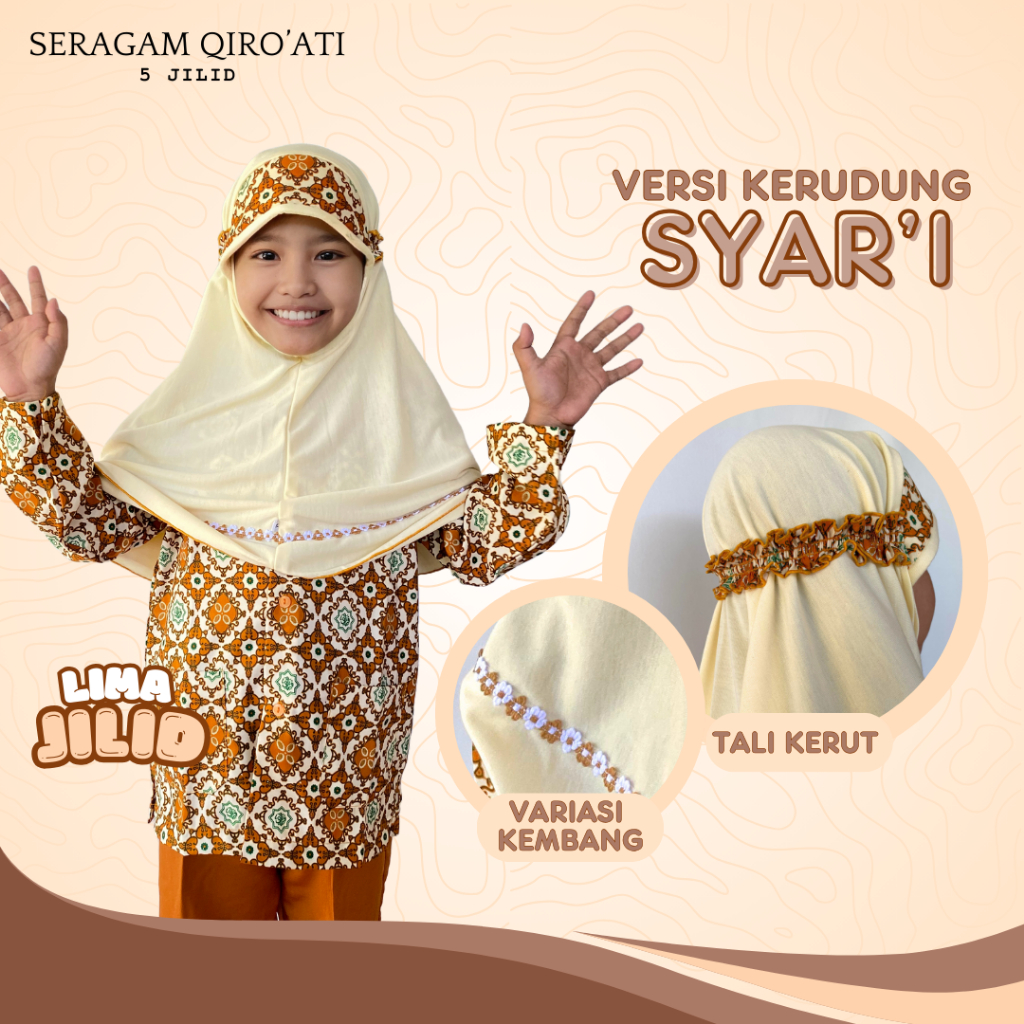 Jual Jilbab Qiroati 5 Jilid Nasional | Shopee Indonesia