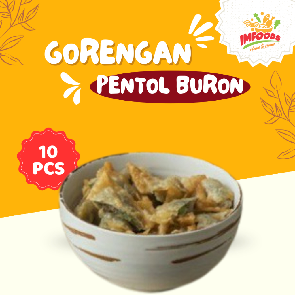 Jual Gorengan Pentol Buron 10 pcs/Pentol Buron frozen /Snack gorengan ...