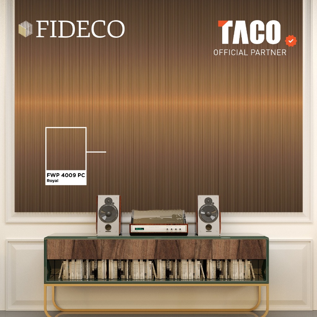 Jual TACO WPC Deco Panel Small Grooves – WP 4009 PC Metal Royal ...