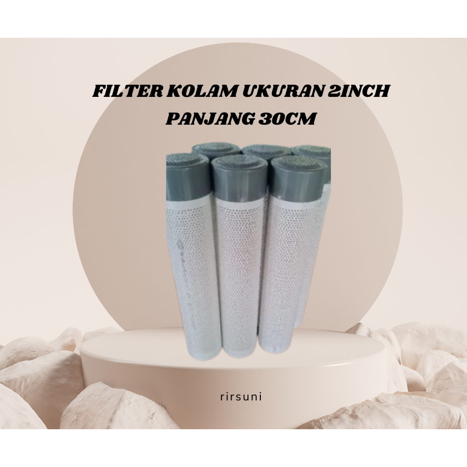 Jual Filter kolam ukuran 2inch panjang 30cm lubang 2mm+Tutup Terlaris ...
